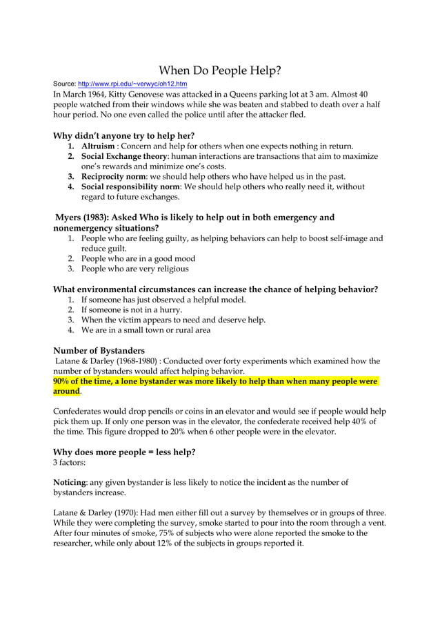 When Do People Help | DOCX