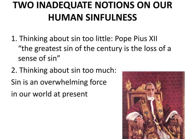 When do we commit sin | PPT