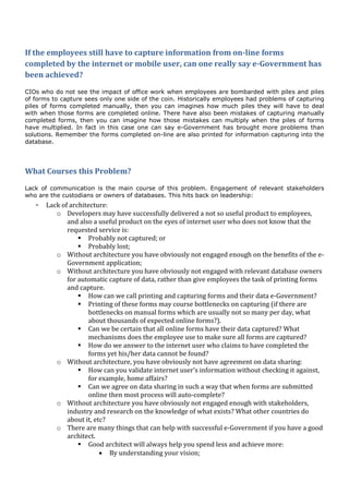 When e government is not egovernment | PDF