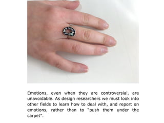 Designing with Inmigrants. When emotions run high | PPT