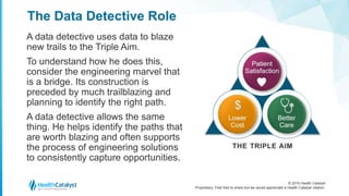 When Healthcare Data Analysts Fulfill the Data Detective Role | PPTX