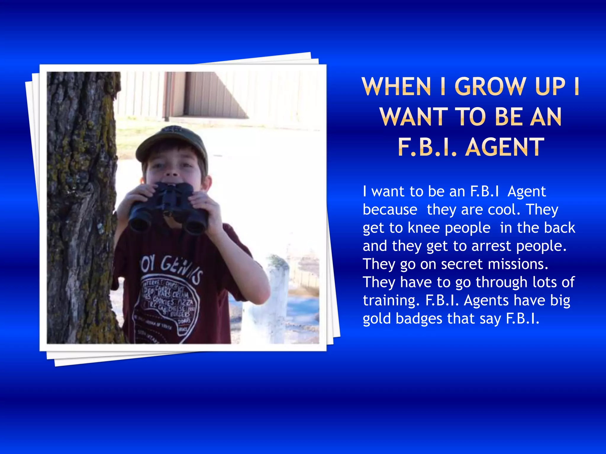 When I Grow Up I Want To Be | PPTX