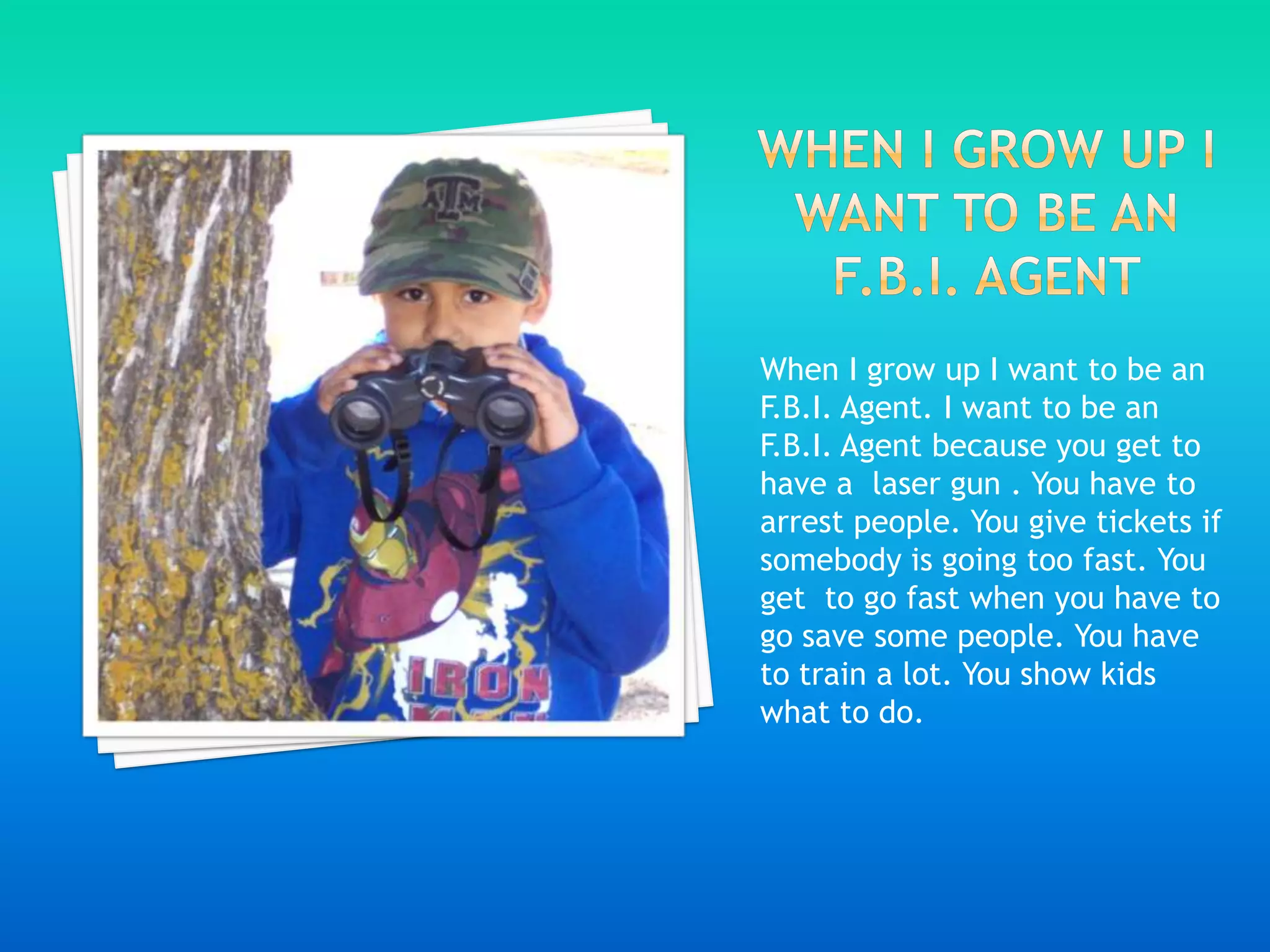 When I Grow Up I Want To Be | PPTX