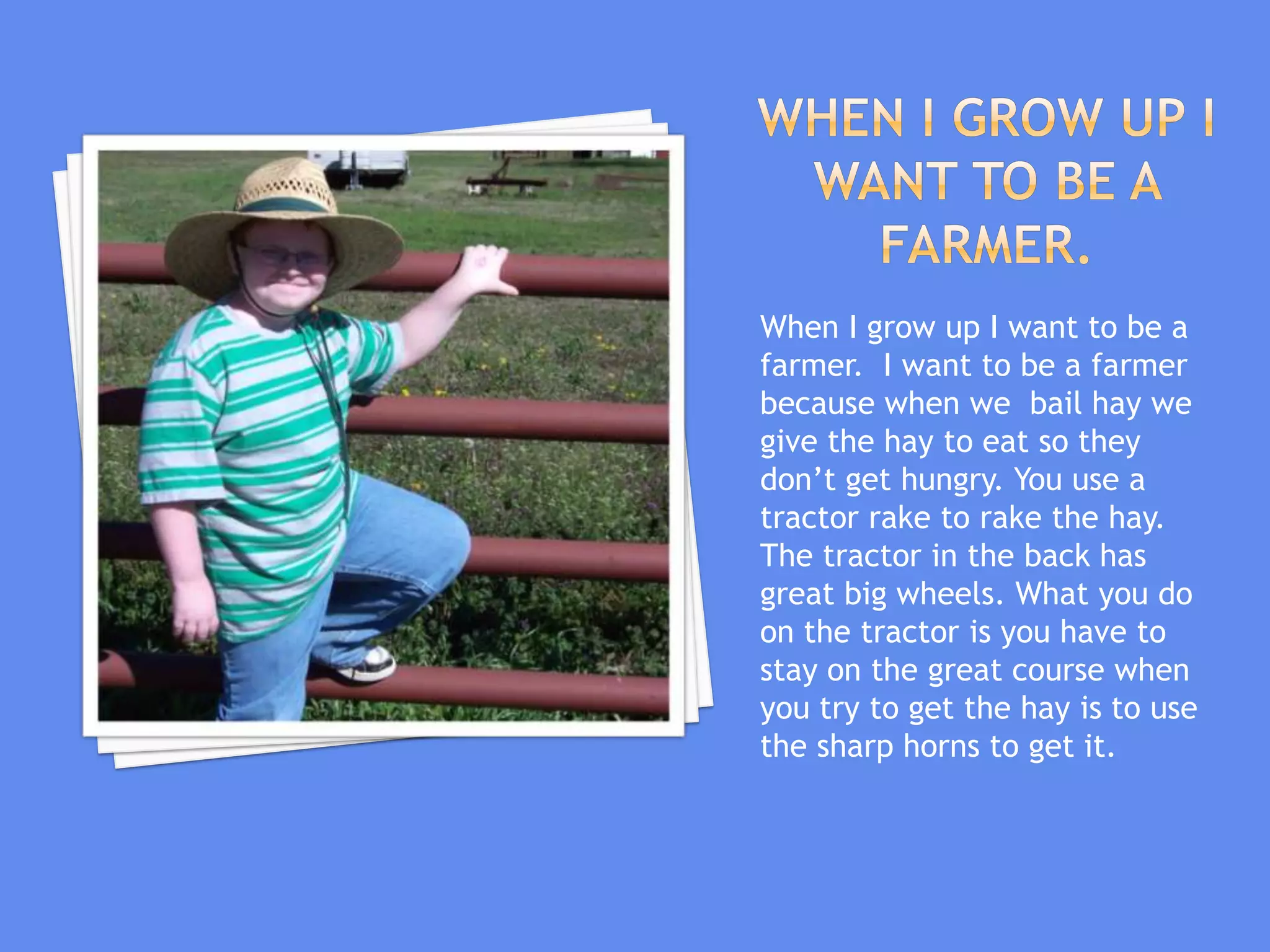 When I Grow Up I Want To Be | PPTX