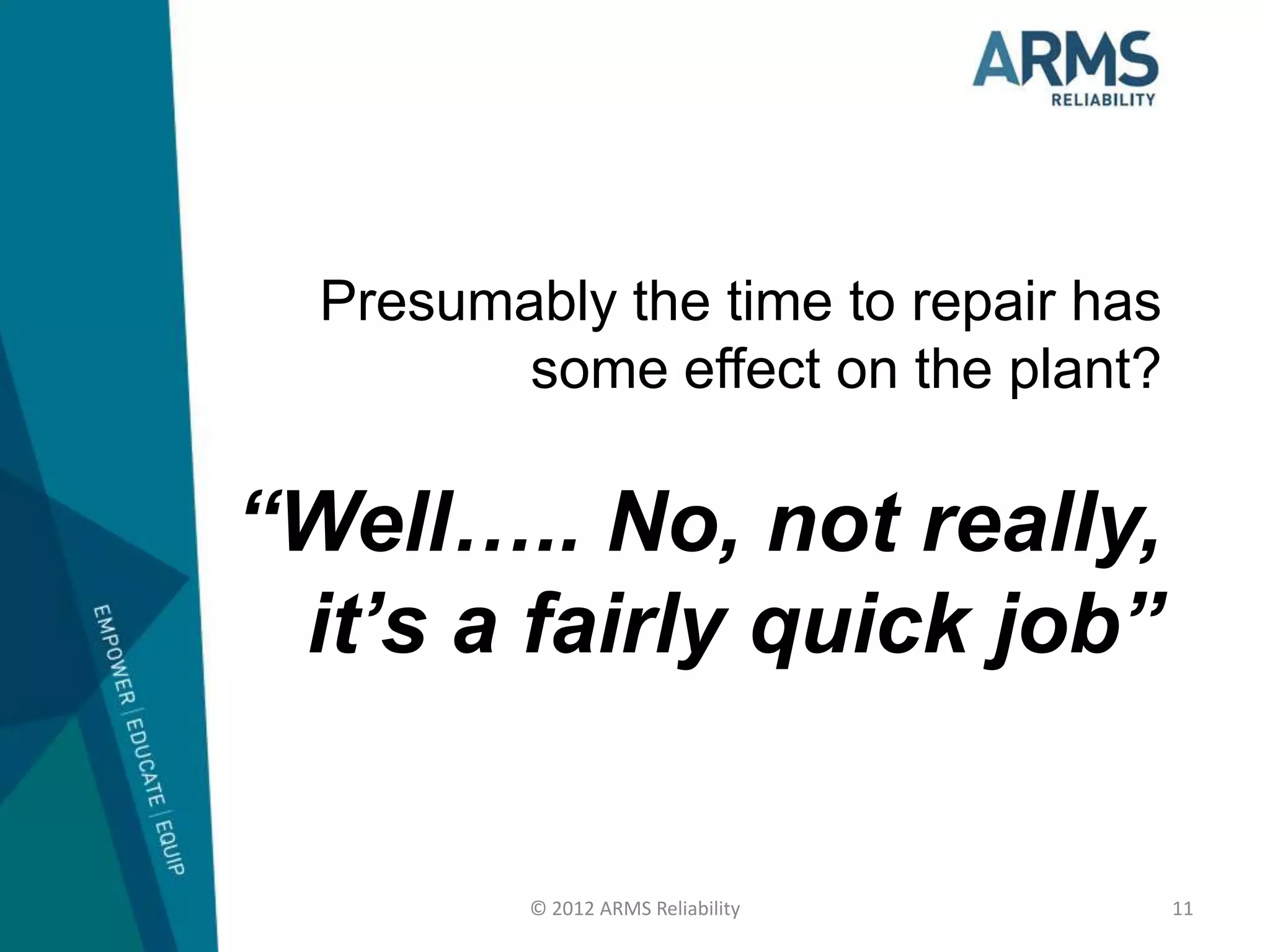 Root Cause Analysis - When is a problem not a problem? | PPT