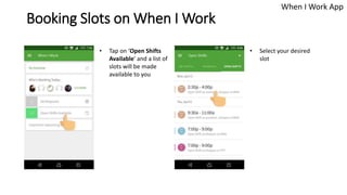 When I Work App | PPT