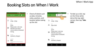 When I Work App | PPT