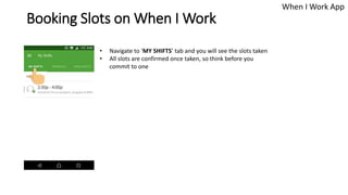 When I Work App | PPT