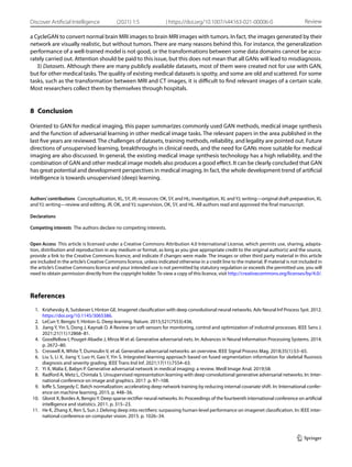 When medical images meet generative adversarial network - recent development and research ...