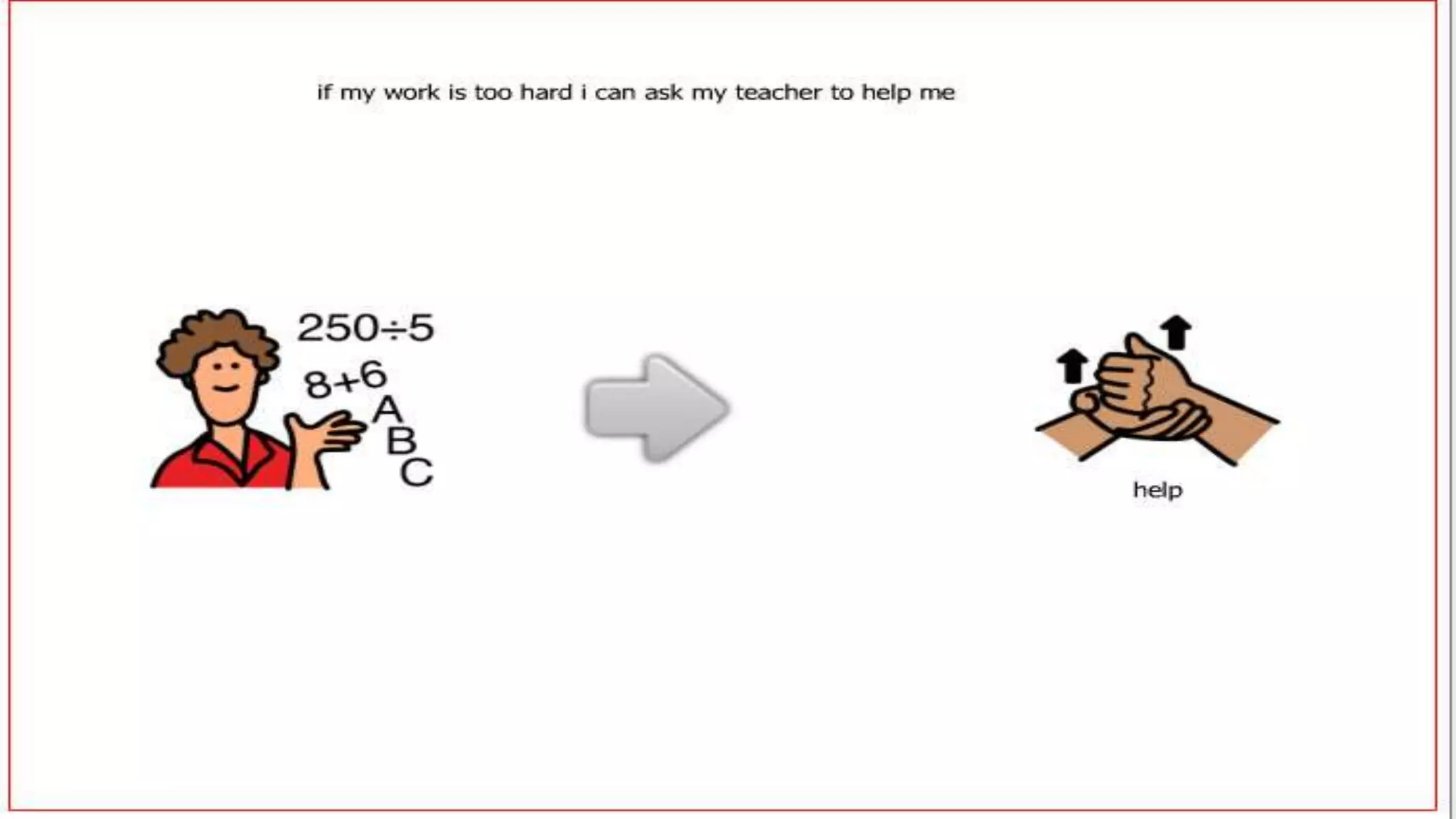 When my work is hard social story | PPTX