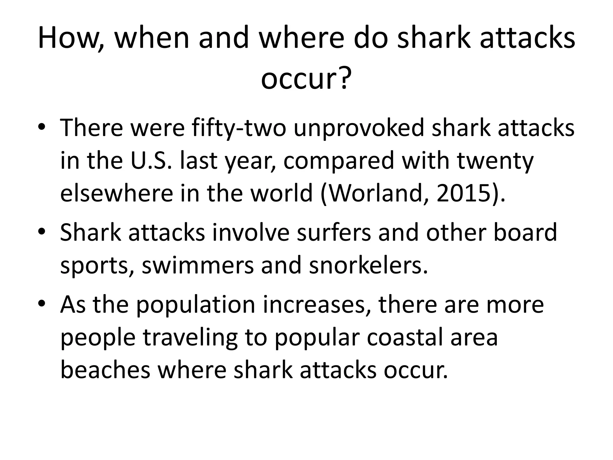 When Sharks Attack Pptx
