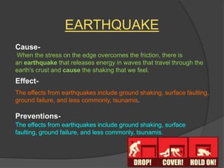 When the earth shook! : Class 5 EVS | PPTX