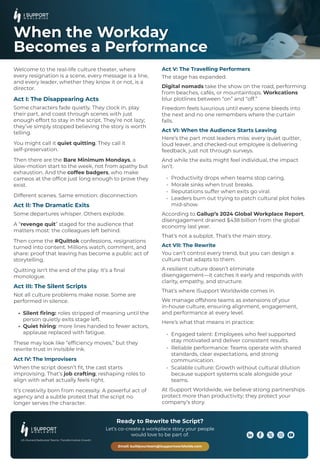 When the Workday Becomes a Performance-iSupport Worldwide | PDF