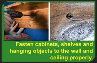 Safety Measures for Earthquake | PPTX