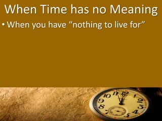 When time has no meaning | PPTX