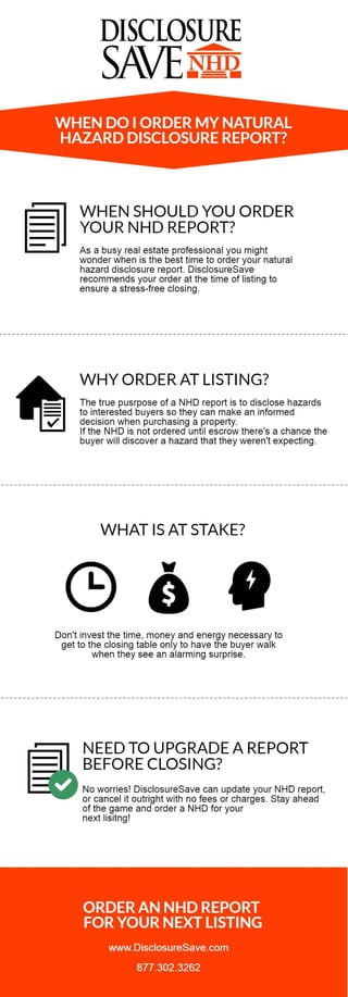 When Do I Order My Natural Hazard Disclosure Report? | PDF