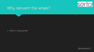 When to reinvent the wheel / Building a query language in TypeScript | PPT