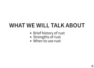 When to rust | PDF