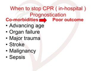 When to stop cpr | PPTX