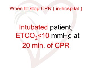When to stop cpr | PPTX