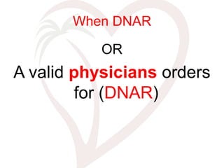 When to stop cpr | PPTX