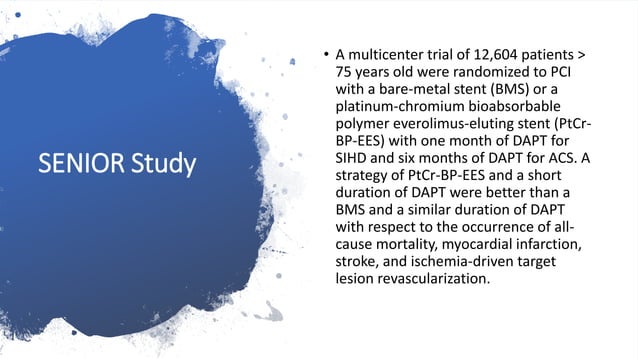 When to switch to antiplatelet monotherapy | PPT