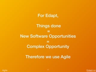 When to use agile - Edapt ltd. | PDF