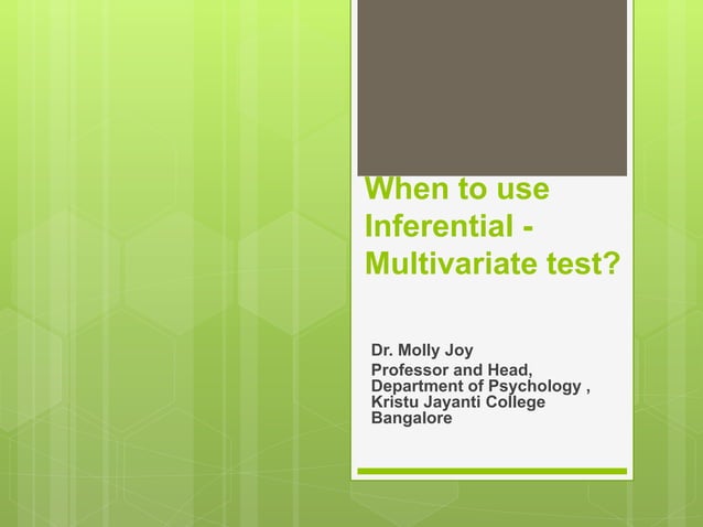 When to use multivariate test | PPT