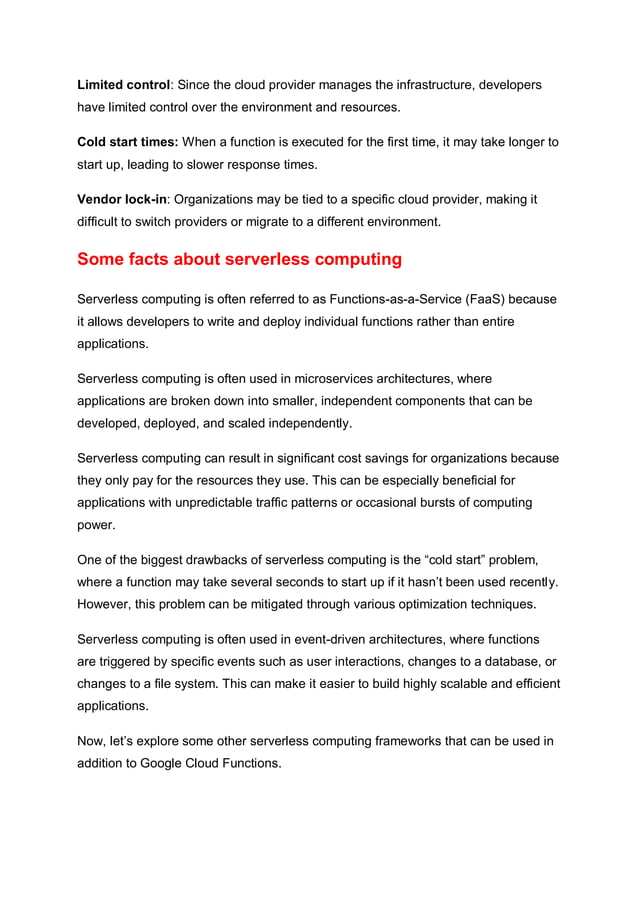 When To Use Serverless Computing Pdf