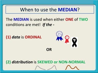 When to use the median | PPT