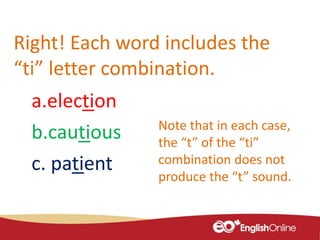When t sounds like sh | PPTX