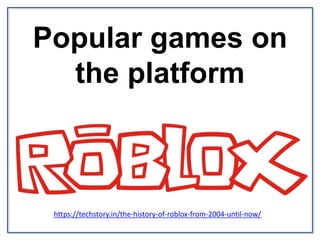 when was roblox made.pptx