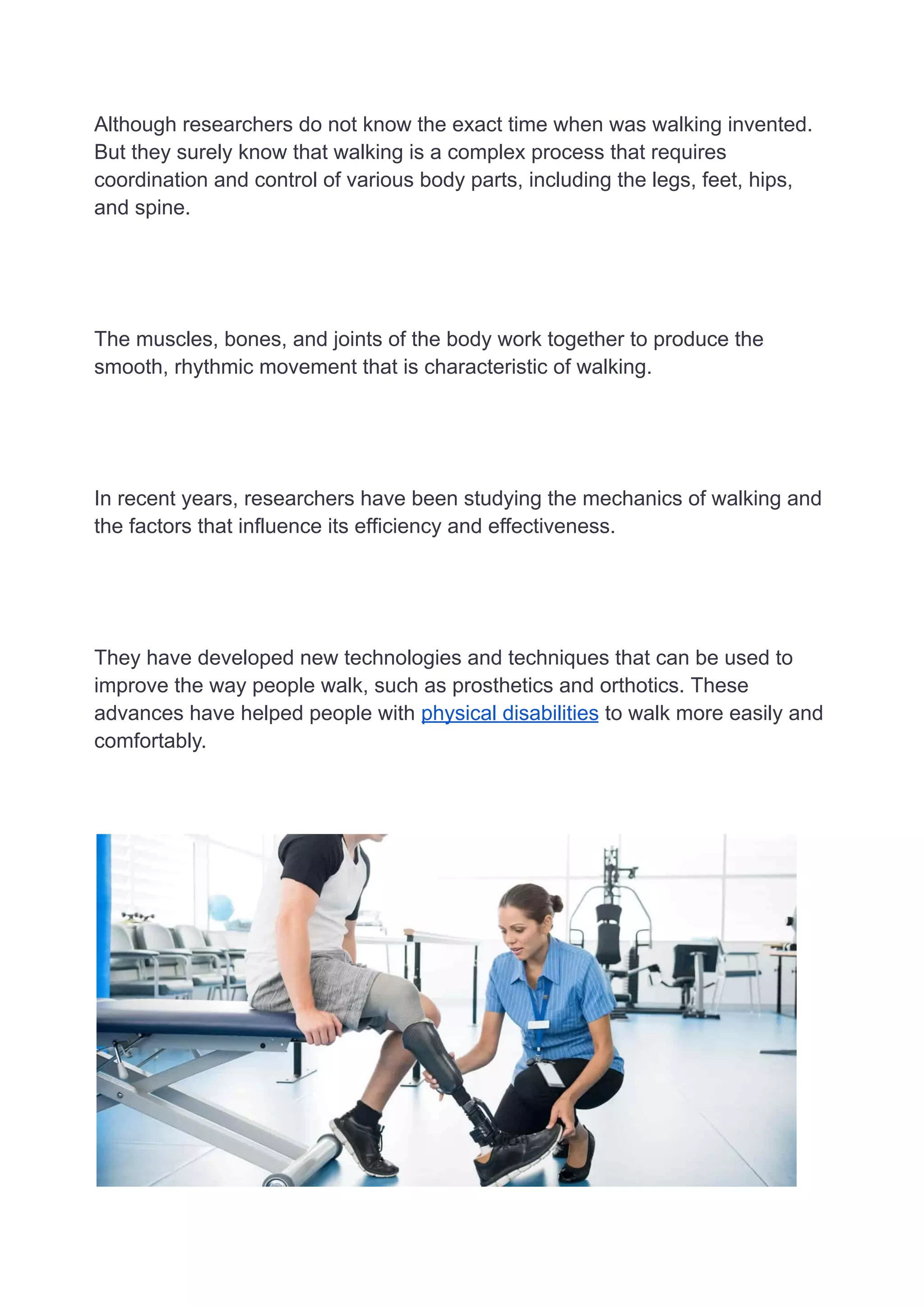 When was walking invented_ Who Invented Walking | PDF