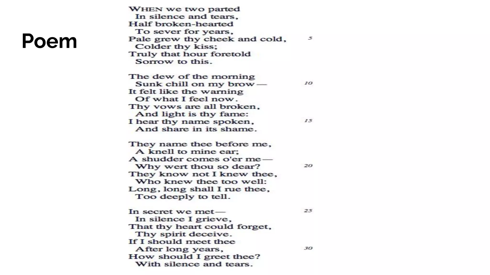 When we two parted | PDF