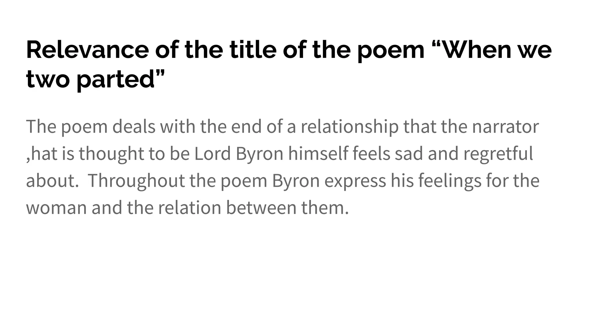 When we two parted | PDF