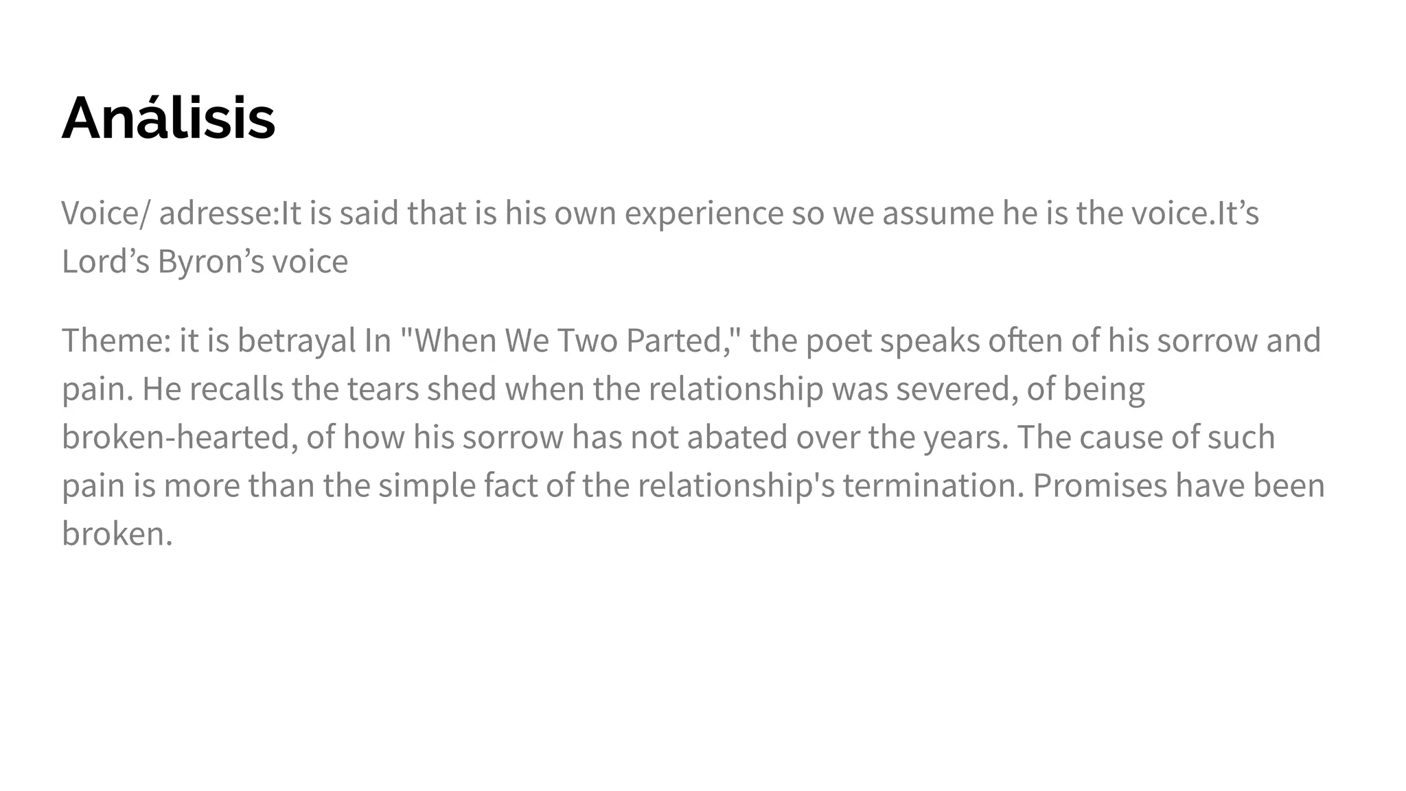 When we two parted | PDF