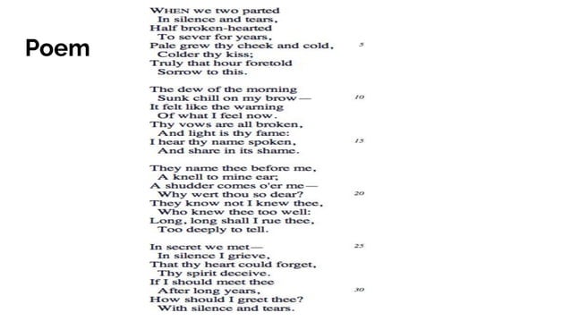 When we two parted | PDF