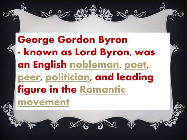 When we two parted lord byron | PPT