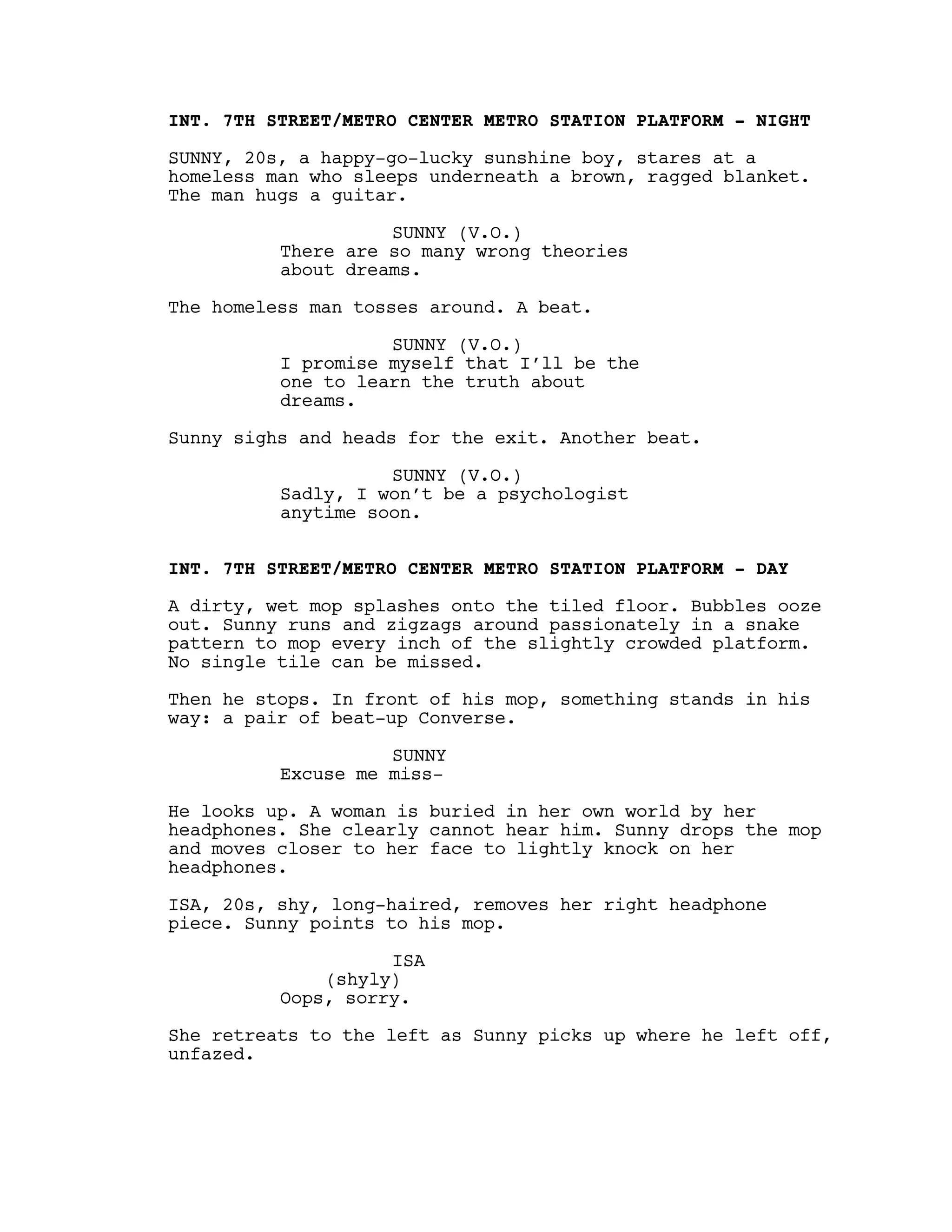 When We Wake Up Script (Daniel Pan) Portfolio | PDF