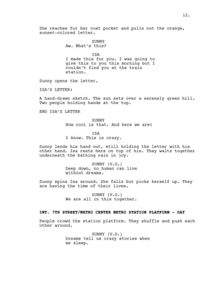 When We Wake Up Script (Daniel Pan) Portfolio | PDF