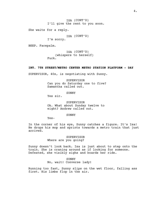 When We Wake Up Script (Daniel Pan) Portfolio | PDF