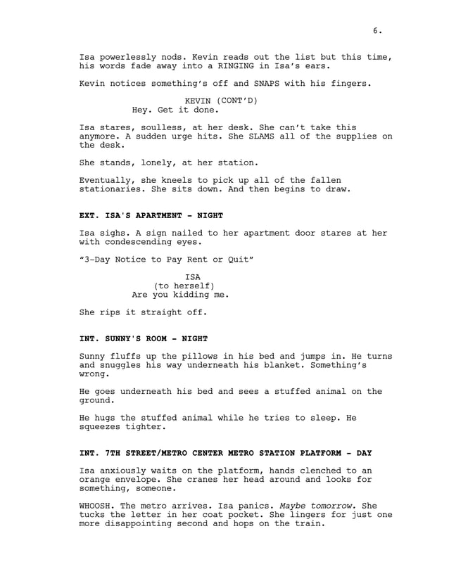 When We Wake Up Script (Daniel Pan) Portfolio | PDF