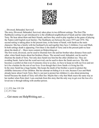 When Writing A Paper Are Movies Underlined. Do Films Get Underl | PDF