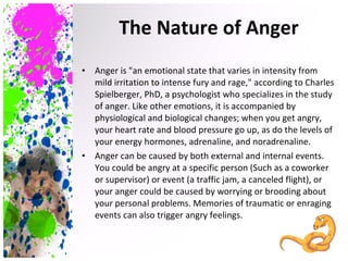 When You Are Angry | PPT