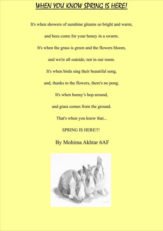 When you know spring is hear | ODT