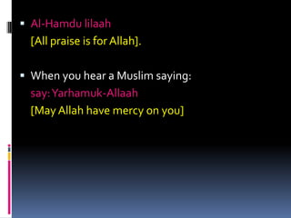 When you sneeze, say | PPSX