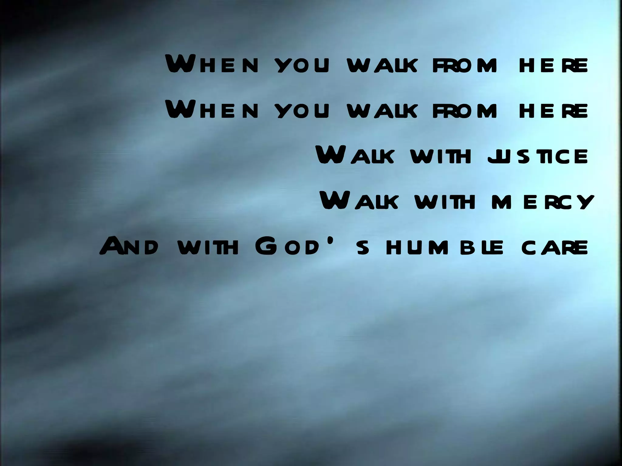 When you walk | PPT