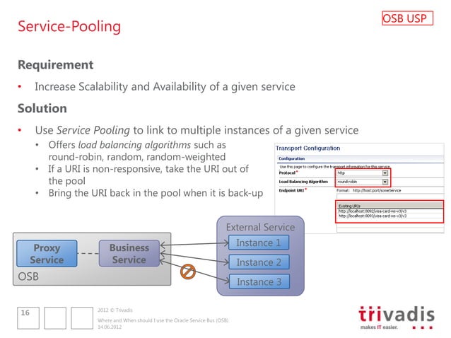 Where and when to use the Oracle Service Bus (OSB) | PPTX