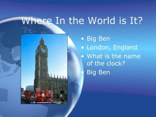 Where In The World | PPT