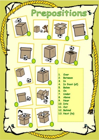 Where is-the-ball prepositions | PDF
